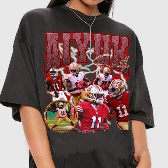 Tops | Brandon Aiyuk Retro 9s Shirt Brandon Aiyuk Football Shirt | Poshmark